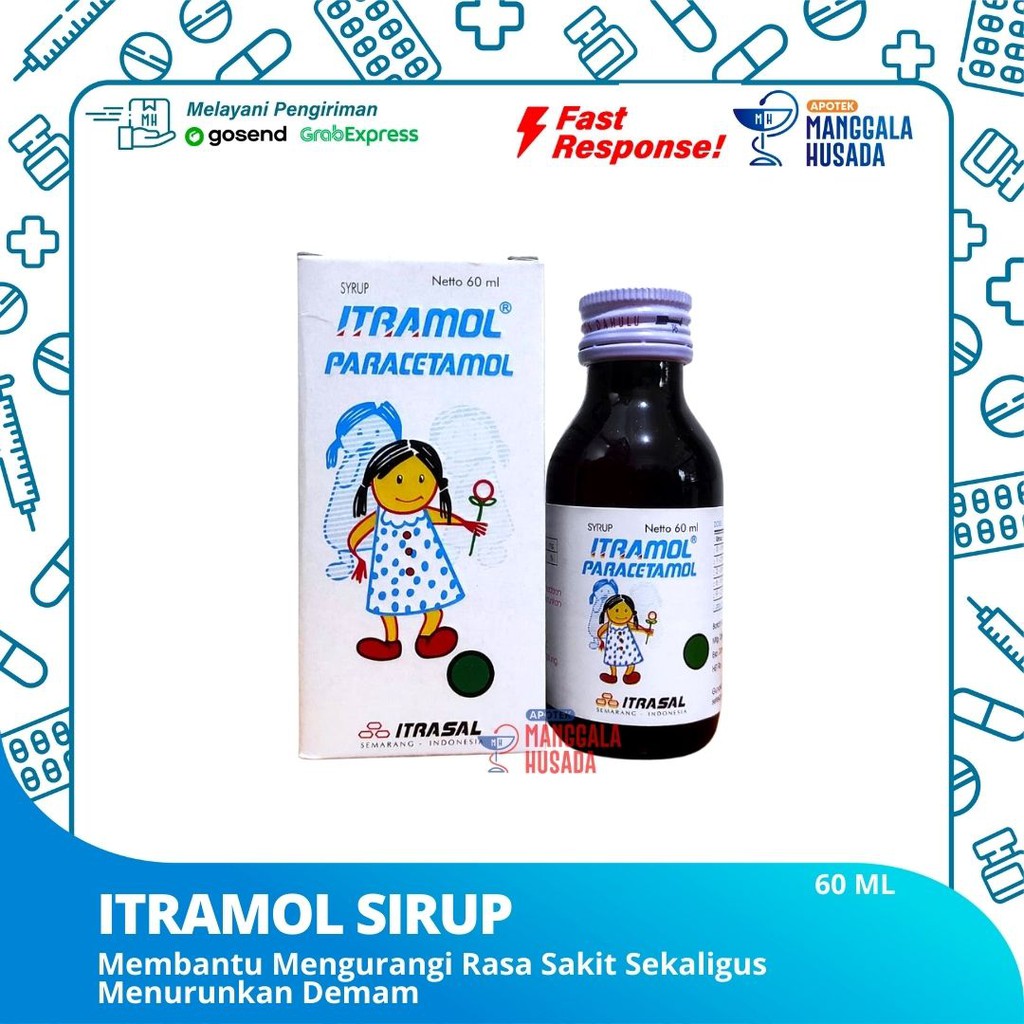 Jual ITRAMOL PARACETAMOL SIRUP @ 60 ML | Shopee Indonesia