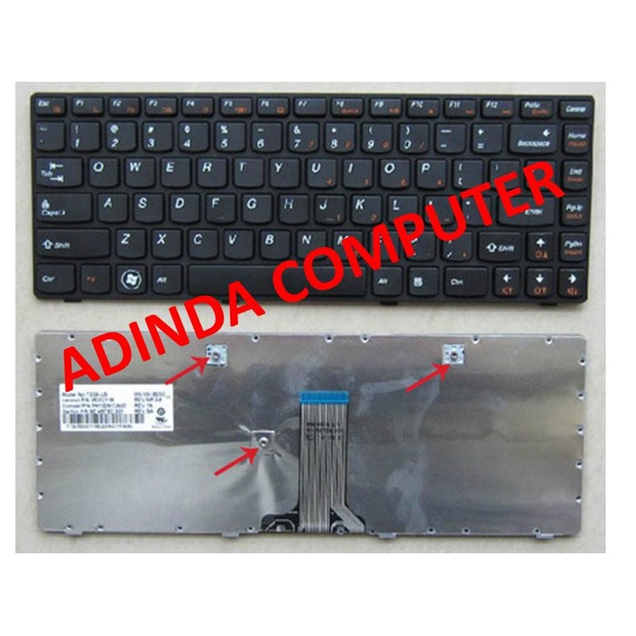 Jual Keyboard Lenovo G400 G405 G480 B480 | Shopee Indonesia