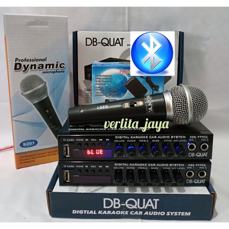 Jual Parametrik equalizer DB QUAT DBB-999EQ BLUETOOTH bonus Adaptor dan ...