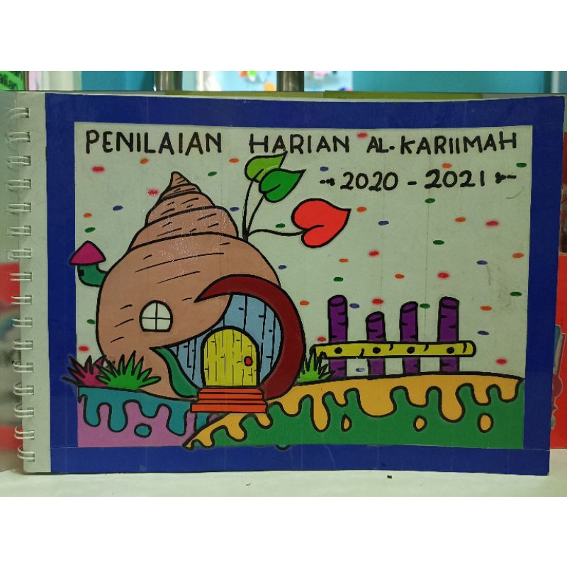 Jual Gambar Cover Buku / Gambar Cantik /Cover Portofolio / Anak PAUD ...