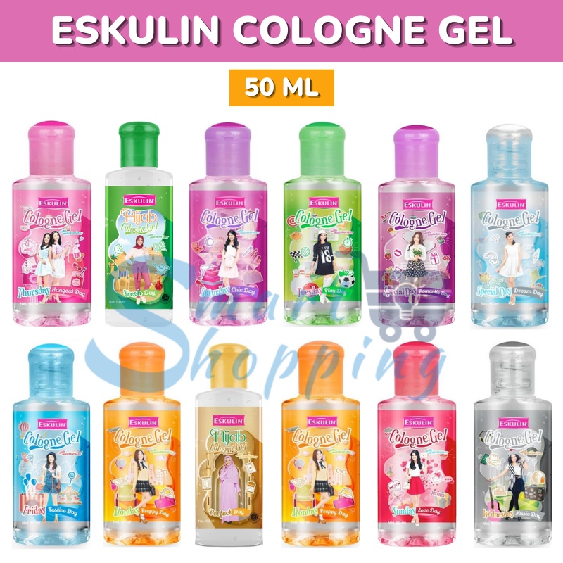 Jual ESKULIN COLOGNE GEL 50 ML / PARFUM GEL | Shopee Indonesia