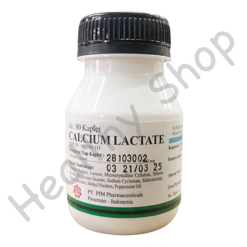 Jual PIM Calcium Lactate 80’s | Shopee Indonesia
