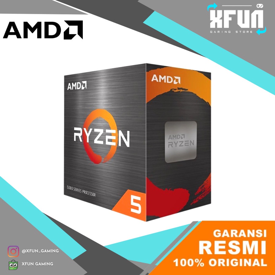 Jual AMD RYZEN 5 5600 | Processor AMD AM4 Zen 3 Vermeer 6 Cores 12 Threads | Shopee Indonesia