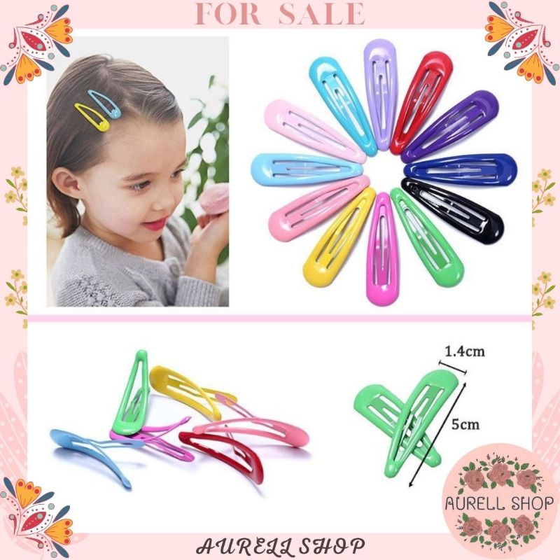 Jual (COD) 1 pcs Jepit / Jepitan Klip Besi import korea style / Jepit ...