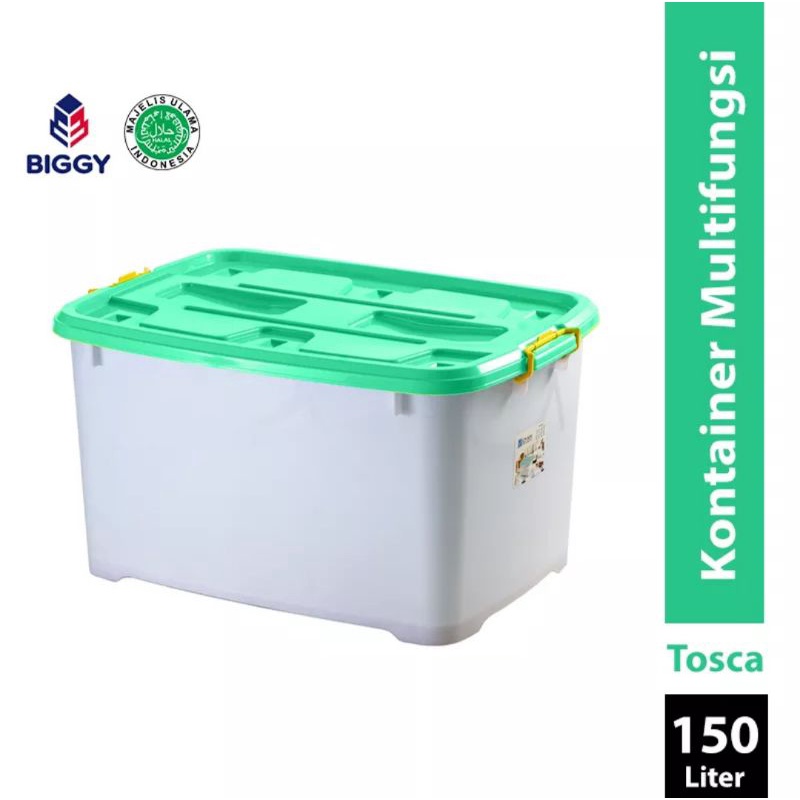 Jual 150 Liter BIGGY Tempat Penyimpanan Serbaguna ada Roda Ezy Box 150L ...