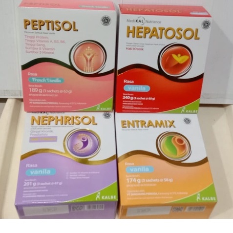 Jual Nephrisol, Peptisol, Entramix, dan Hepatosol | Shopee Indonesia