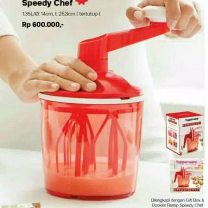 Jual PL tupperware speedy chef (mixer tampa listrik) | Shopee Indonesia