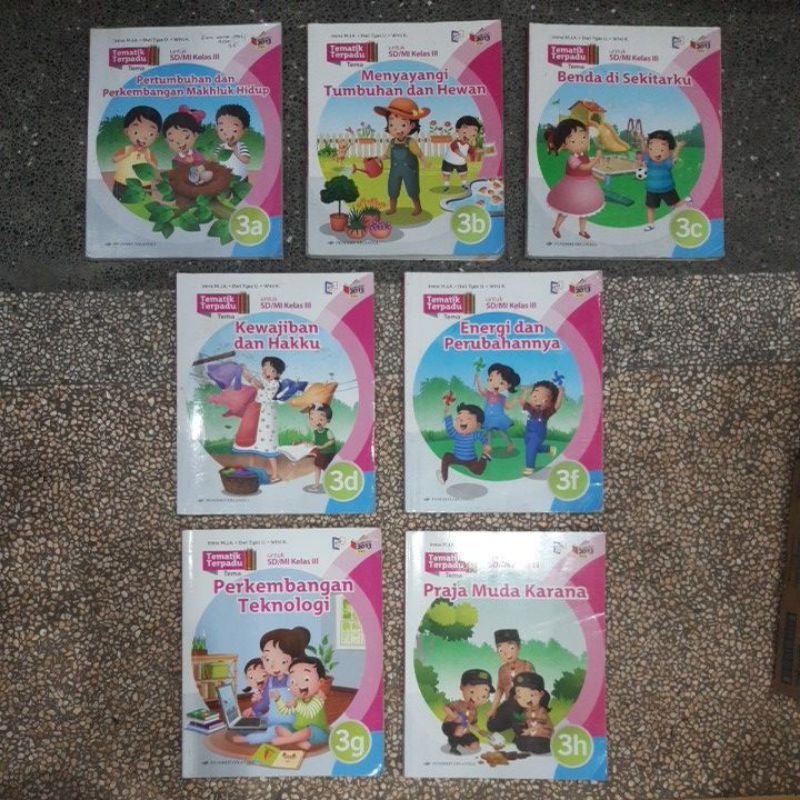 Jual buku tematik terpadu sd kelas 3.3a.3b.3c.3d.3e.3f.3g.3h revisi ...