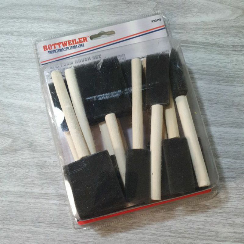 Jual Foam Brush / Kuas Busa / Spons Kotak Set 12 - Sponge Brash ...