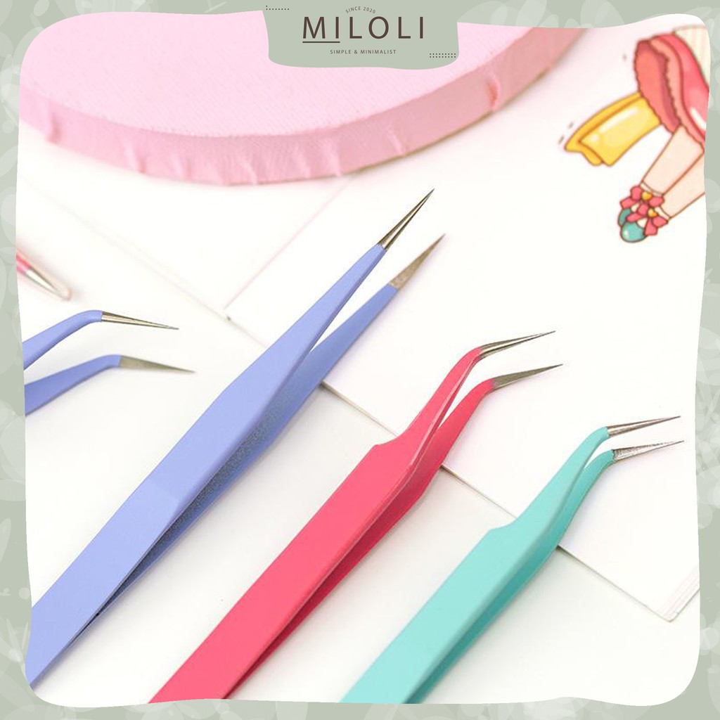 Jual [MILOLI] Tweezer MACARON Color Jepitan Jepit Sticker Scrapbook ...