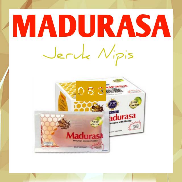 Jual 《OS3》 Madurasa Jeruk Nipis 25 gram madu sachet | Shopee Indonesia