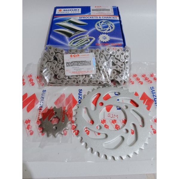 Jual Gear set GIR Komplit 1set Tinggal pasang suzuki Smash New.Titan Shogun 125 ori Sgp | Shopee ...