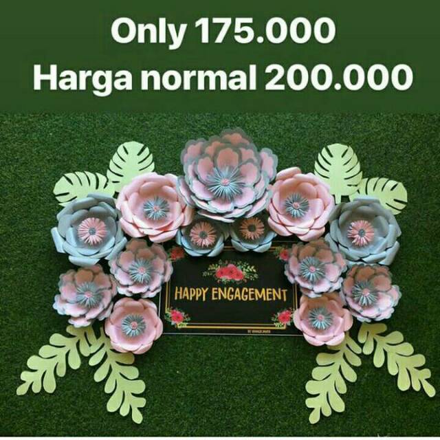 Jual Backdrop bunga / hiasan dinding tempel / wallpaper timbul | Shopee ...