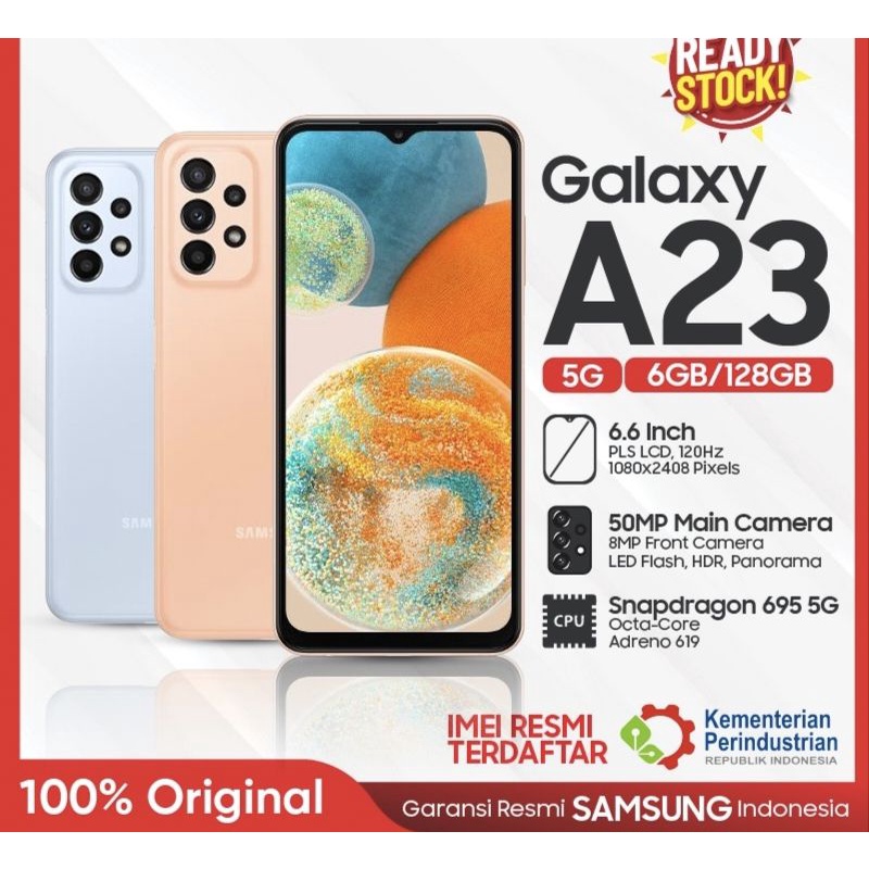Jual BARU + EXTRA BONUS - HANDPHONE SAMSUNG A23 5G ( RAM 12GB / 128GB ...