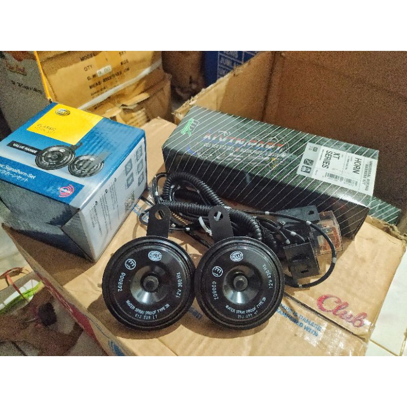 Jual BELL BEL KLAKSON HELA HELLA CLASSIC 12V SET KABEL CABLE SET RELAY ...