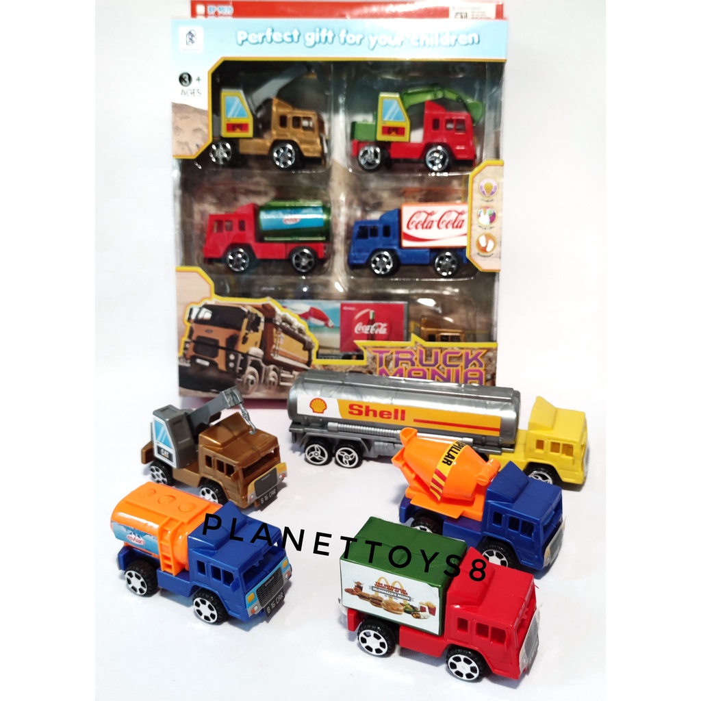 Jual Mainan Mobil Truck Mania Tangki Container Varian | Shopee Indonesia