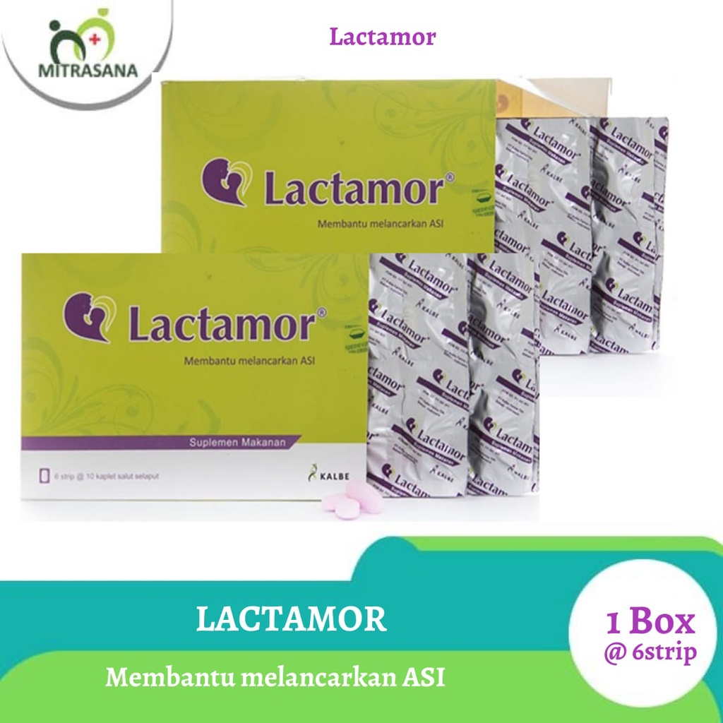 Jual Lactamor 60 kaplet - Suplementasi untuk membantu melancarkan ASI ...