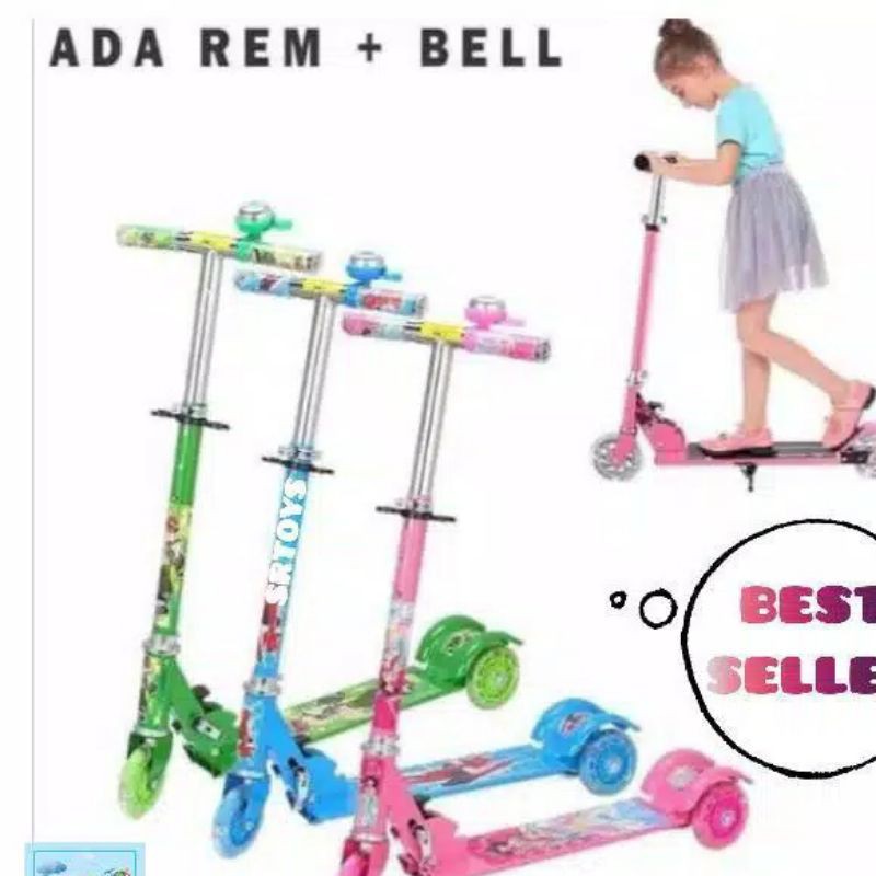 Jual OTOPET SCOOTER ANAK / OTOPED / SCOOTER 3 RODA / SKUTER KARAKTER ...