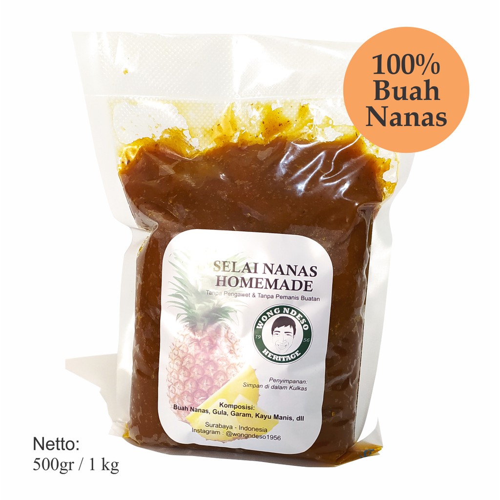 Jual Selai Nanas 500gram Selai Nanas Homemade Selai Nastar Selai ...