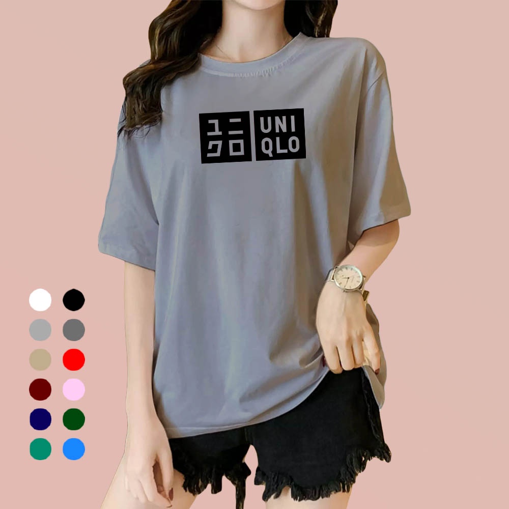 Jual Kaos Wanita UNiqlo 2 Kaos Distro Cewek Atasan wanita lengan pendek ... Jual Kaos Wanita UNiqlo 2 Kaos Distro Cewek Atasan wanita lengan pendek ...
