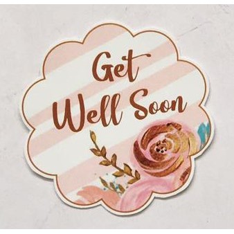 Jual Topper hangtag Sticker GWS GET WELL SOON semoga cepat sembuh ...