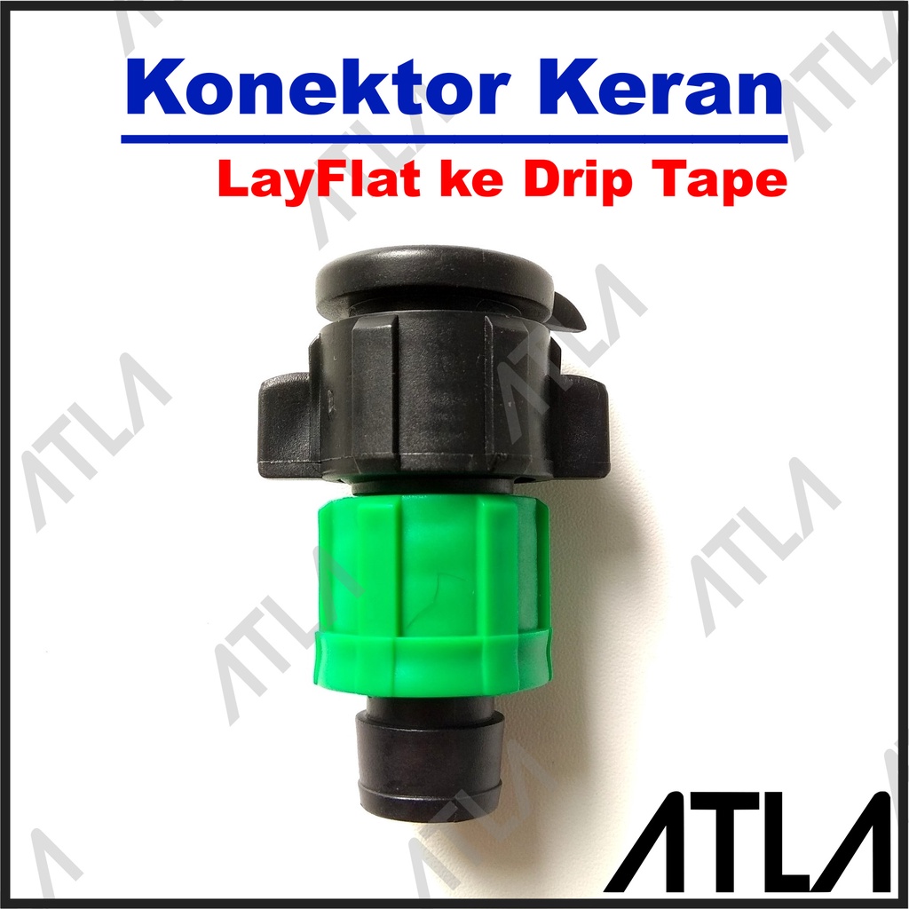 Jual Konektor Lay Flat Tube ke Drip Tape Connector Layflat Selang ...