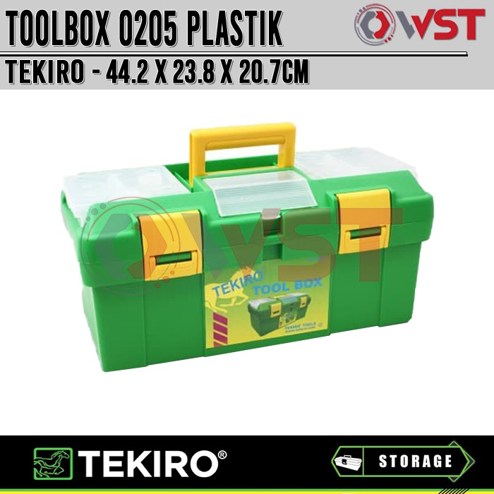 Jual Tekiro Toolbox Plastik TB 905 0205 / Kotak Perkakas / Tool Box | Shopee Indonesia