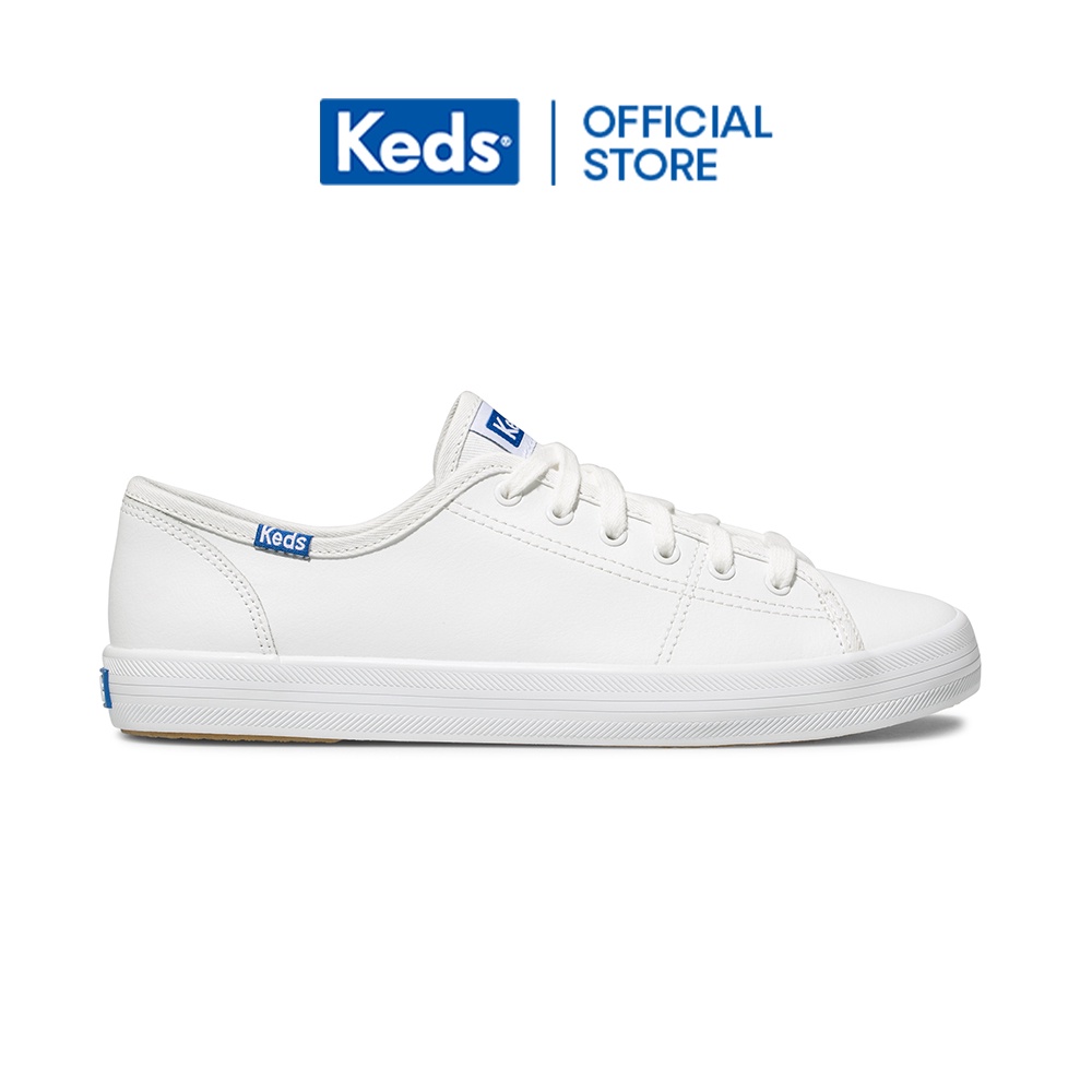 Jual Keds Sepatu Wanita Kickstart Retro Court Leather White - Blue ...