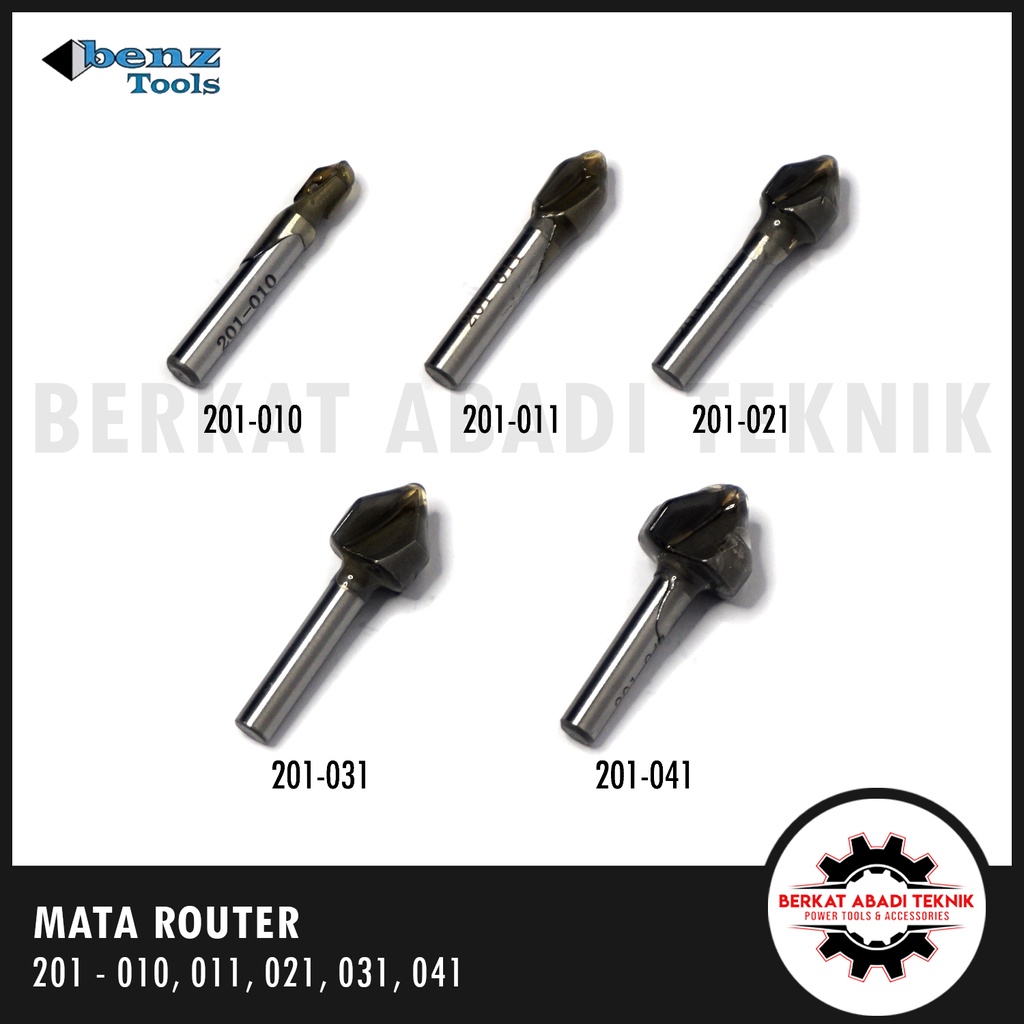 Jual BENZ Mata Router 6,35 9,5 12,7 15,9 19 mm Vee Grove Bits Profil ...