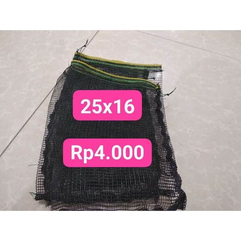 Jual kantong waring bioball jaring nelayan bio ring batu apung oyster ...