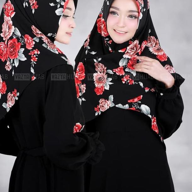 Jual MYD BLACK EDITION Hijab Jilbab Triangle Segitiga Instan Warna ...