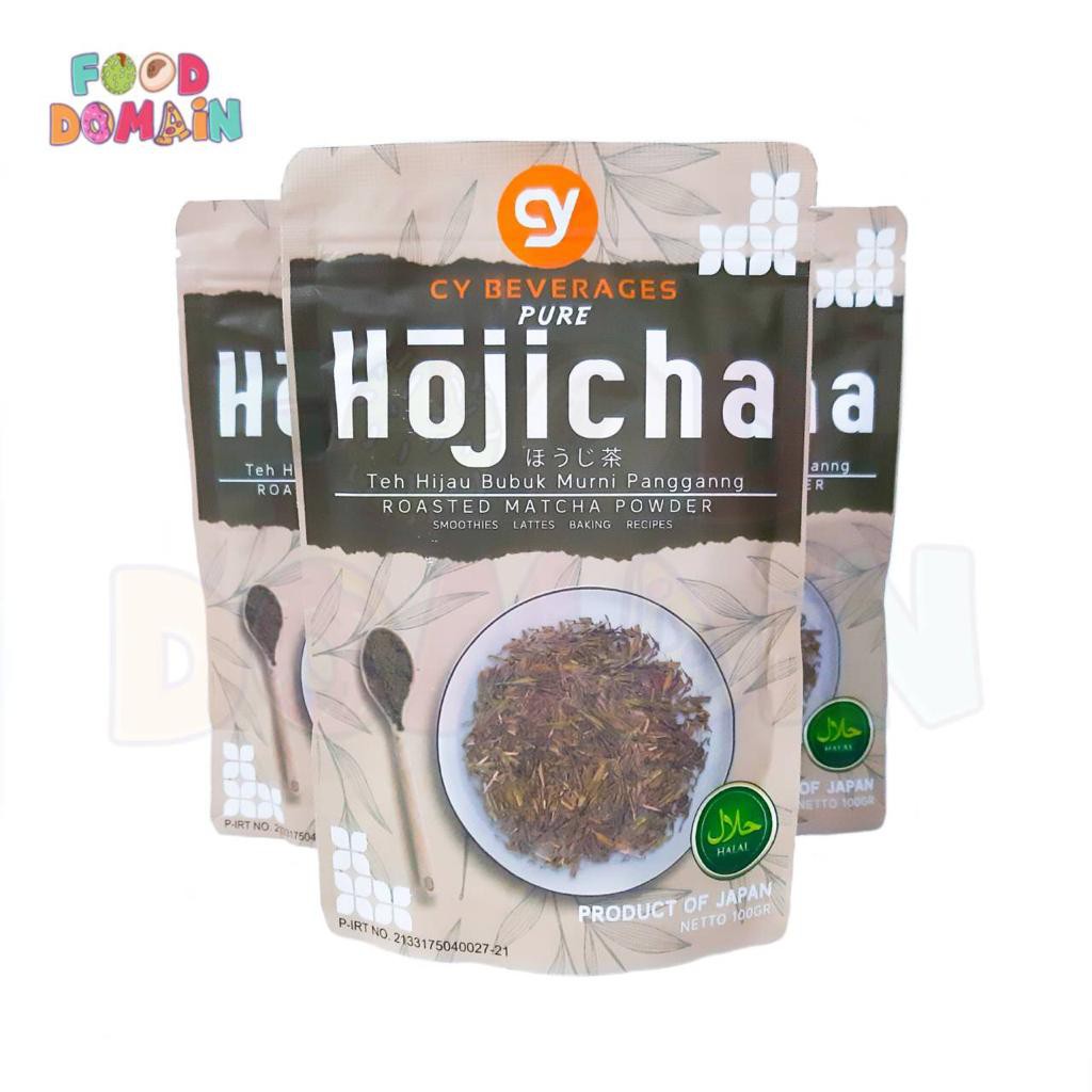 Jual CY Beverages Pure Hojicha Roasted Matcha Powder - 100gr | Shopee ...
