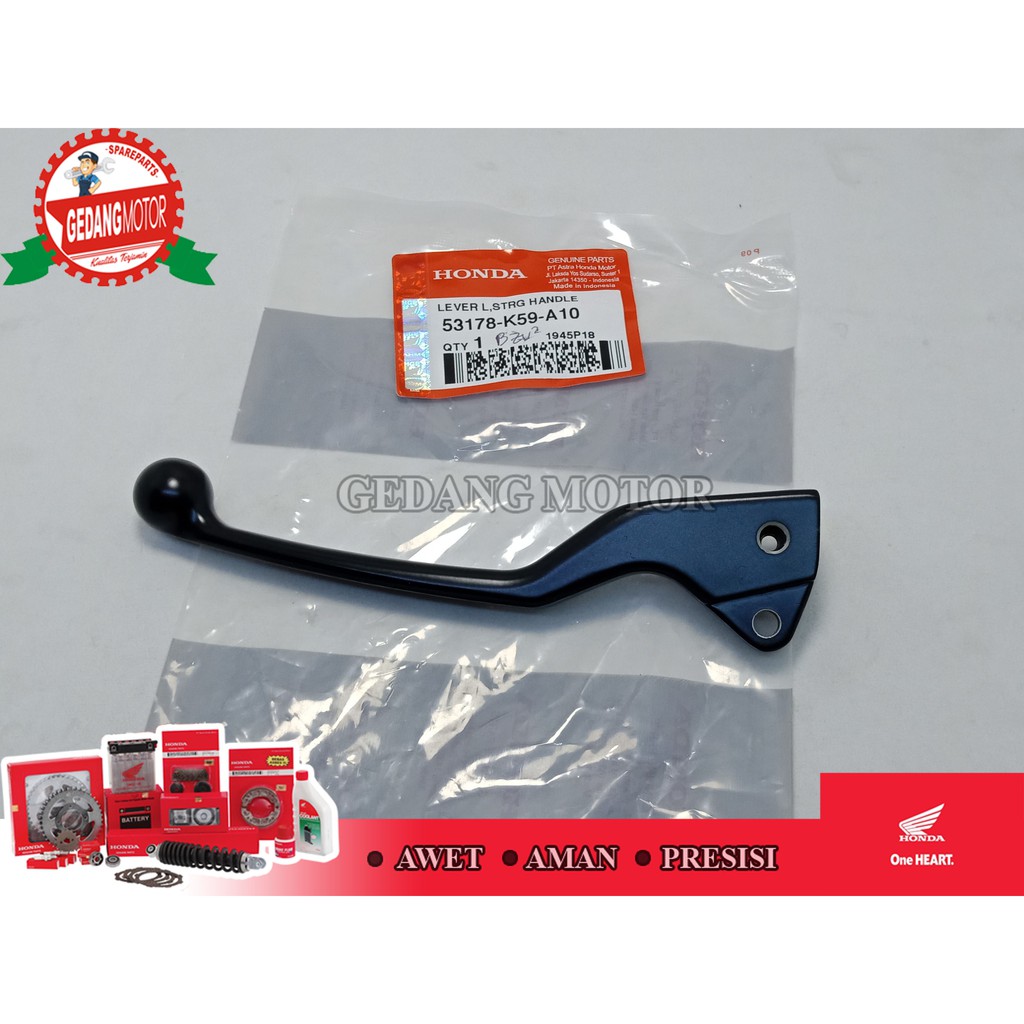 Jual HANDEL REM KIRI VARIO 125 VARIO 150 LED HANDLE REM ASLI AHM ...