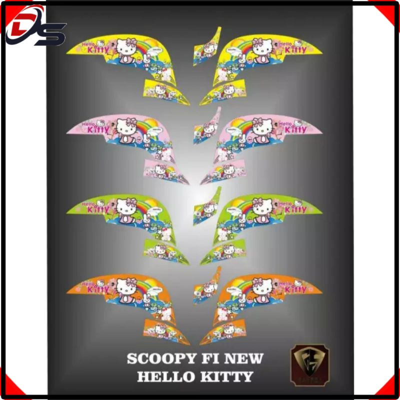 Jual stiker striping scoopy F1 new hello kitty | Shopee Indonesia