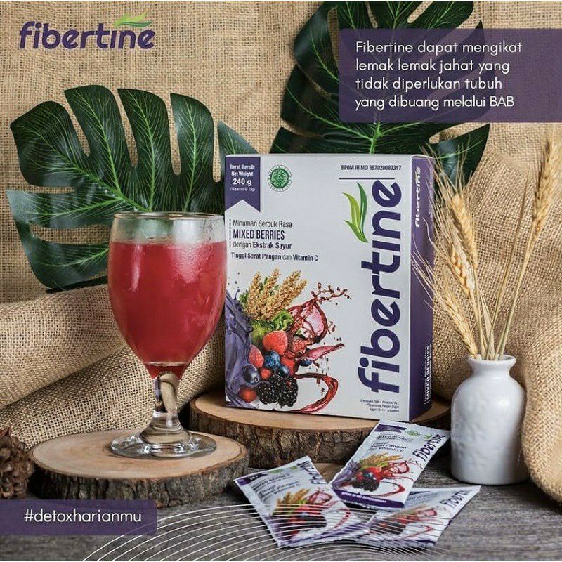 Jual Fibertine/minuman fiber dan kolagen/minuman fiber/flimty/kolagen ...