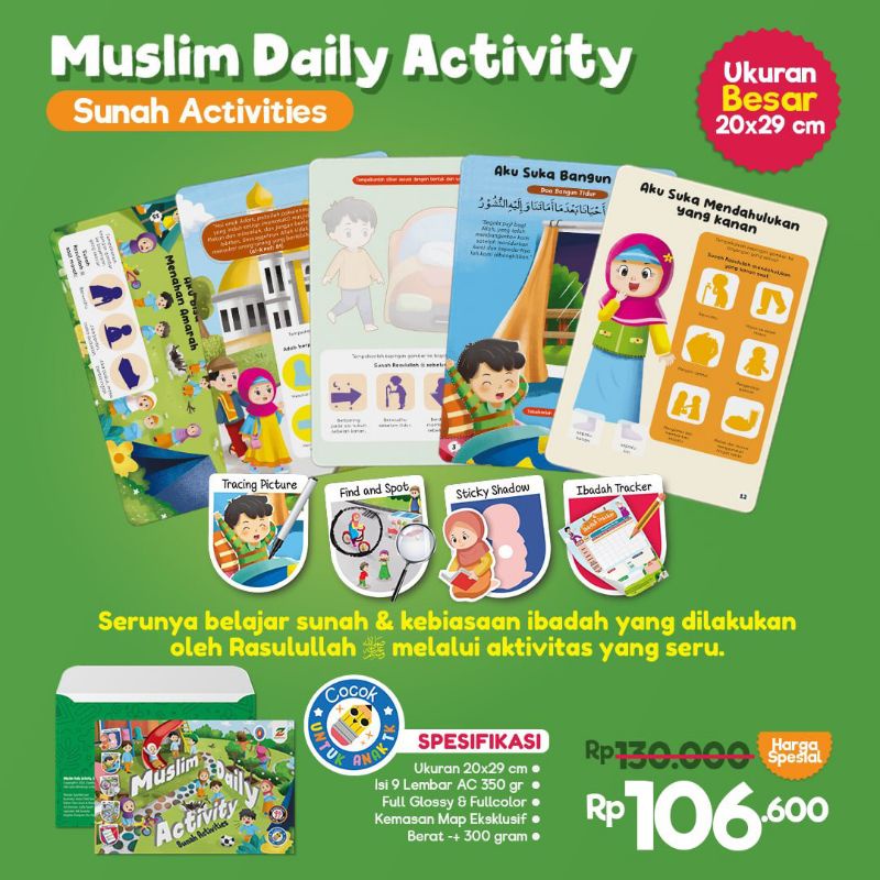 Jual Muslim Daily Activity : Sunnah Activities | Shopee Indonesia
