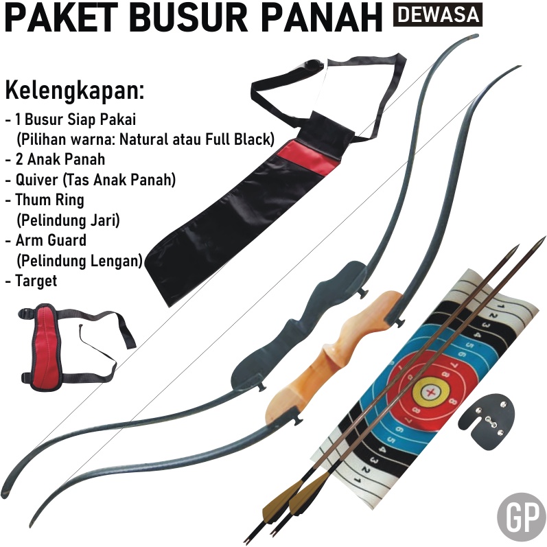 Jual Paket Busur Panah Dewasa Full Set | Shopee Indonesia