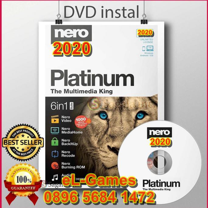 Jual Nero Platinum 2020 PC Windows Full DVD Software OBRAL | Shopee Indonesia