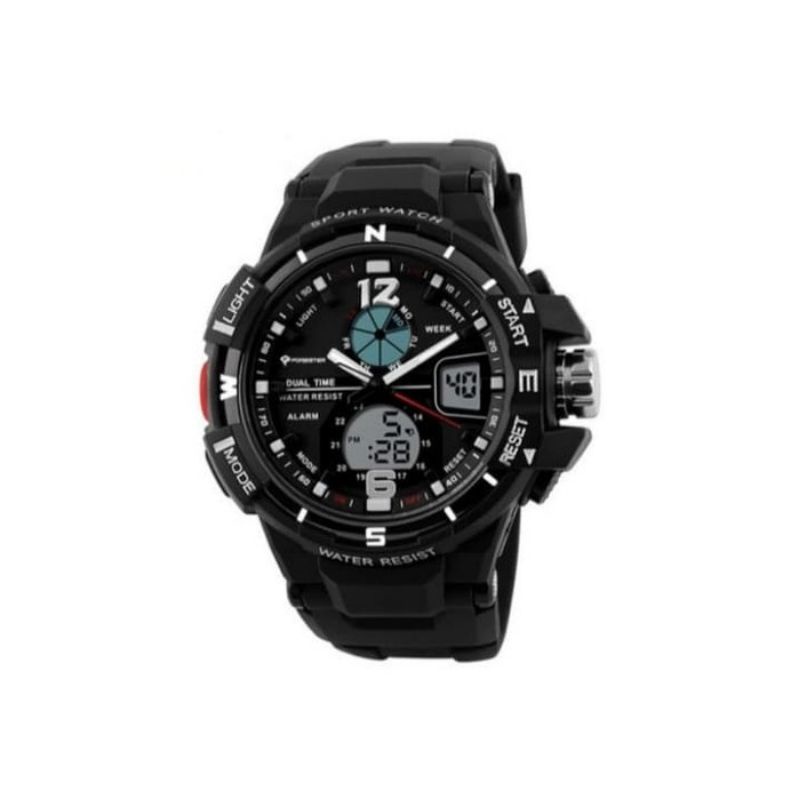 Jual jam tangan analog + digital forester jtf 1001 original | Shopee ...