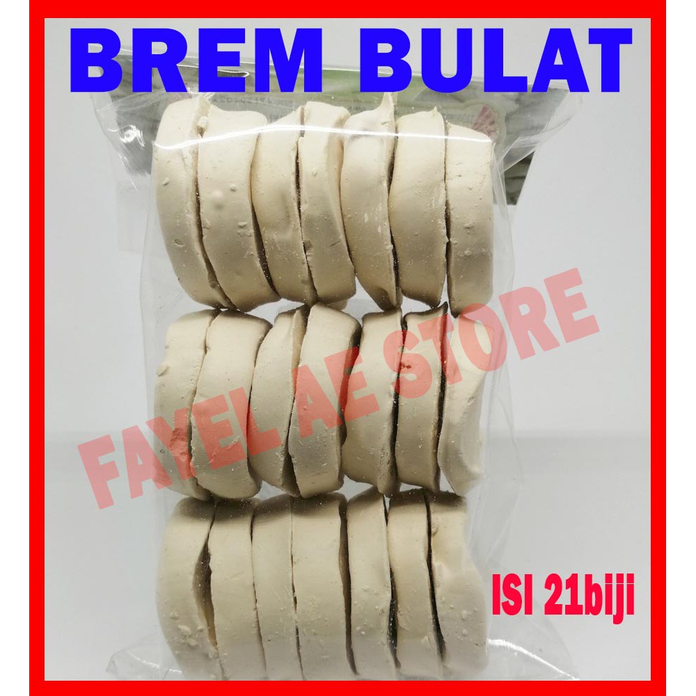 Jual (ISI 21biji) Brem Bulat Kemasan Kecil Rasanya Tidak Terlalu Manis ...