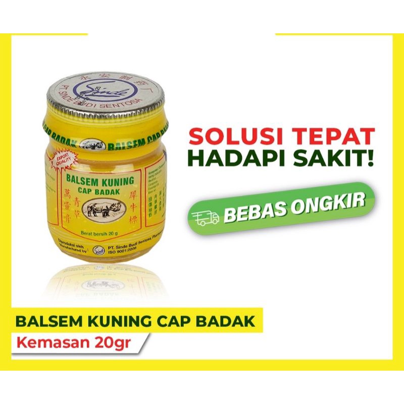 Jual BALSEM KUNING CAP BADAK 20GR | Shopee Indonesia