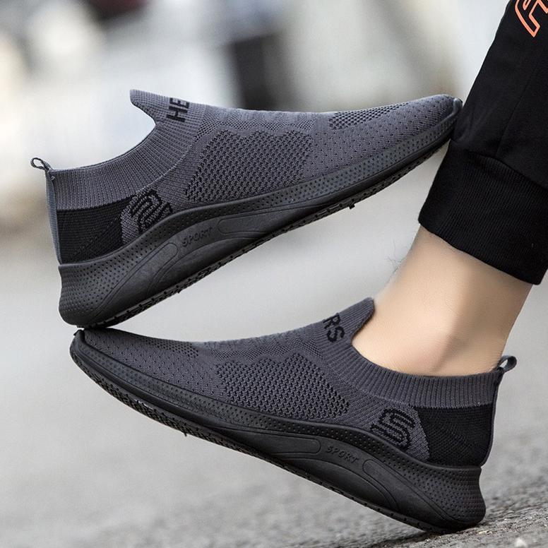 Jual Techdoo Sepatu Olahraga Pria Sneaker Sport Men Running Shoes Jogging Sepatu Slip On Lari ...