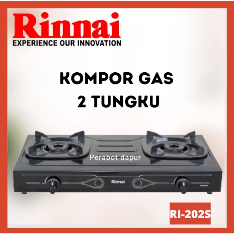 Jual Rinnai Kompor Gas 2 Tungku Rinnai RI-202S | Shopee Indonesia