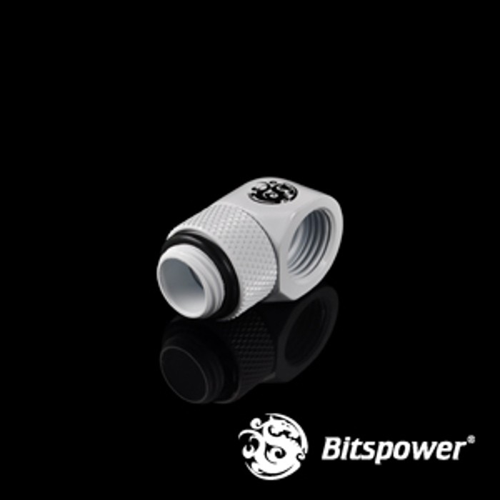 Jual Bitspower G1/4" Deluxe White Rotary 90 Degree Extender (BP-DW90R) | Shopee Indonesia