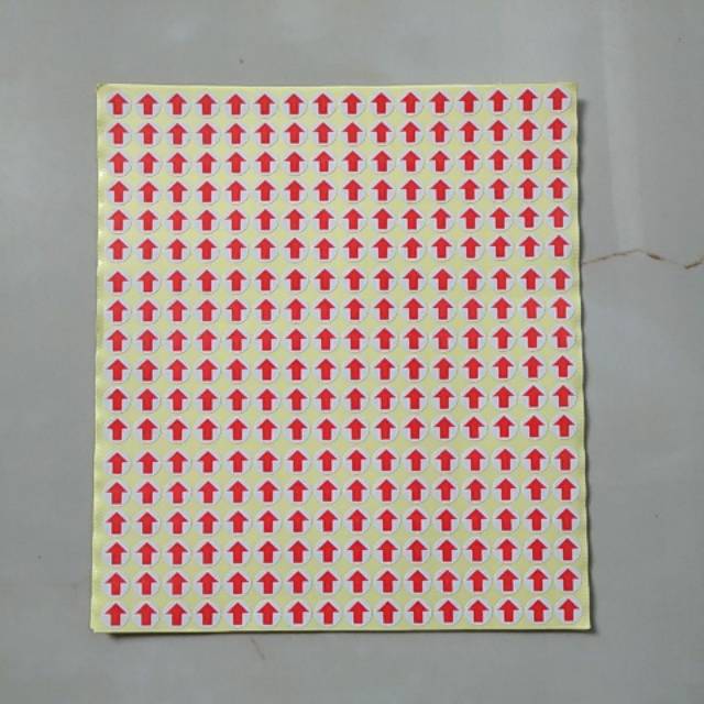 Jual Sticker panah / Sticker label / Sticker Reject / Sticker Rijek 1cm ...