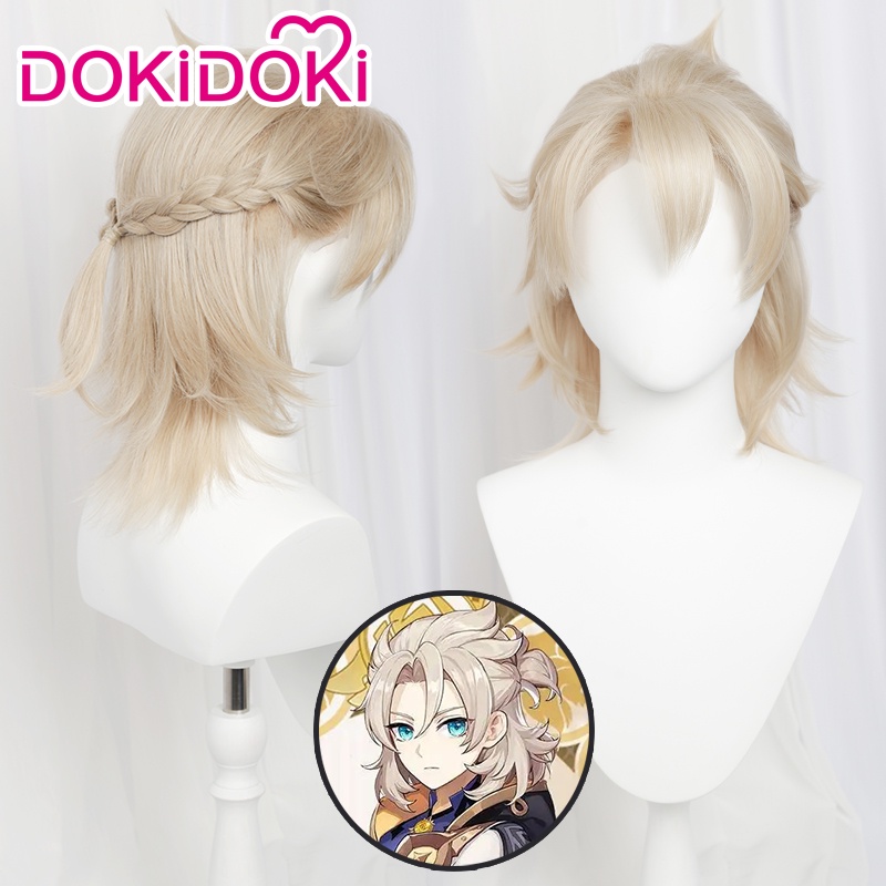 Jual Dokidoki - Doki doki - Albedo wig - FRONT LACE - Genshin Impact ...