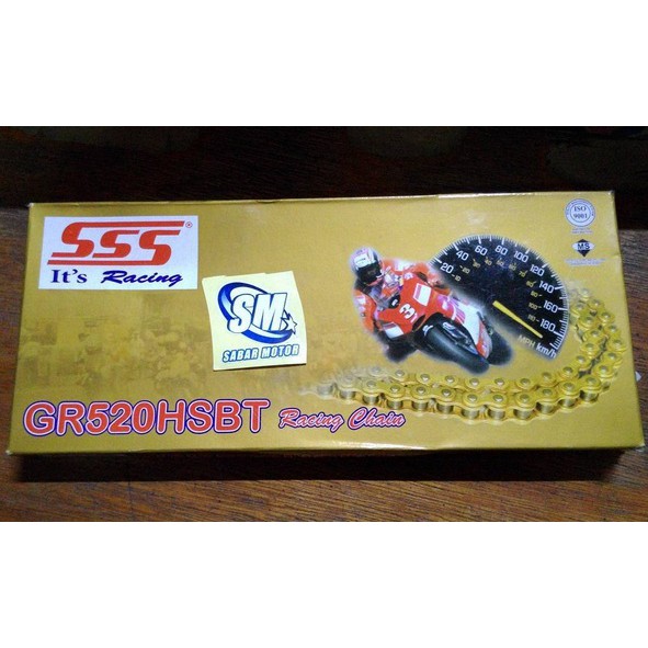 Jual Rantai SSS 520 HSBT Racing Chain RK Takasago chain | Shopee Indonesia