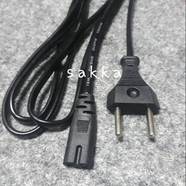 Jual Kabel power tape tipe angka 8 kabel power ps kabel radio tape ...