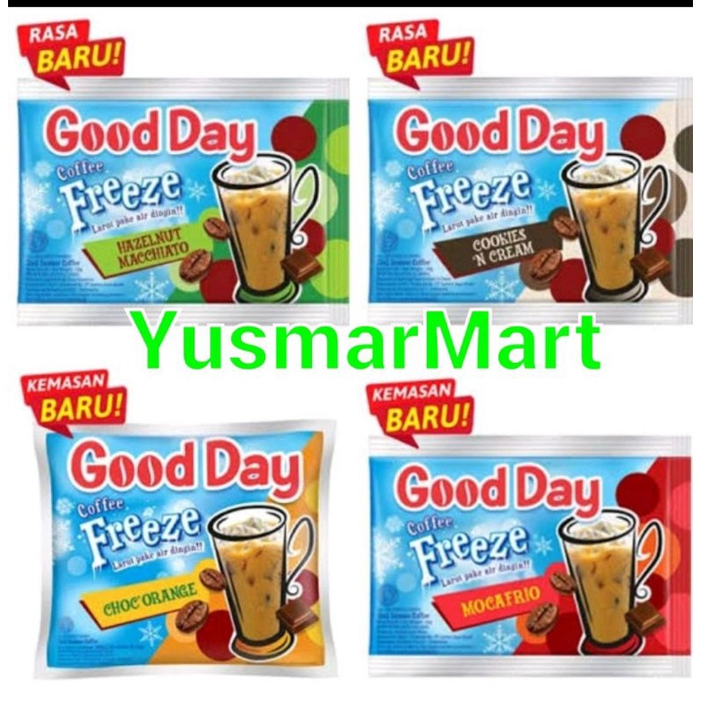 Jual Good day freeze 4 varian & Good day Cappuccino (10 sachet ...