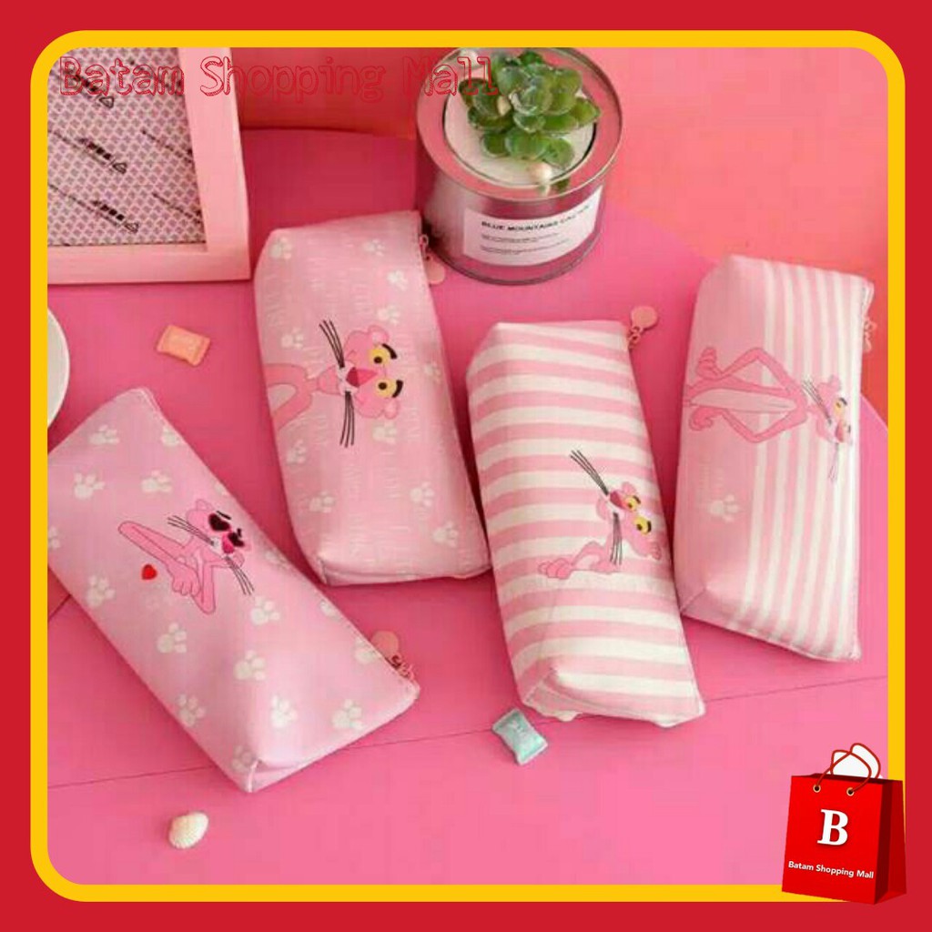 Jual TEMPAT PENSIL MOTIF PINK PANTHER PENCIL CASE | Shopee Indonesia